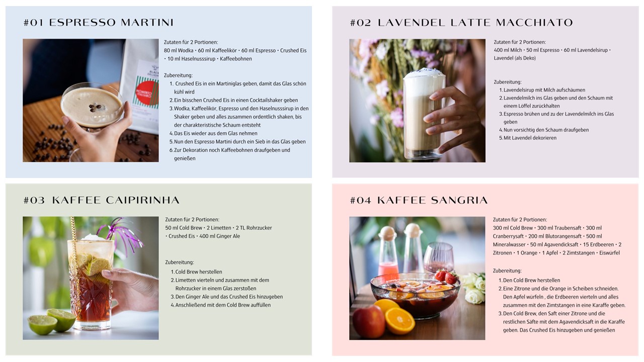 Italienische Kaffee-Cocktailparty mit der TchiboCard Community - Tchibo