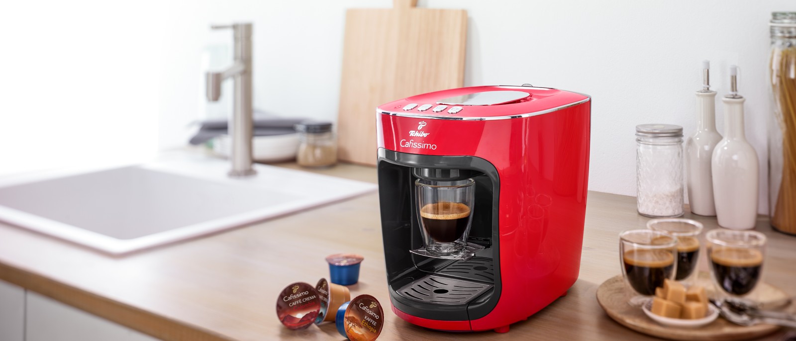 Ein Hingucker in Rot – nicht nur zu Weihnachten: Cafissimo mini in ...