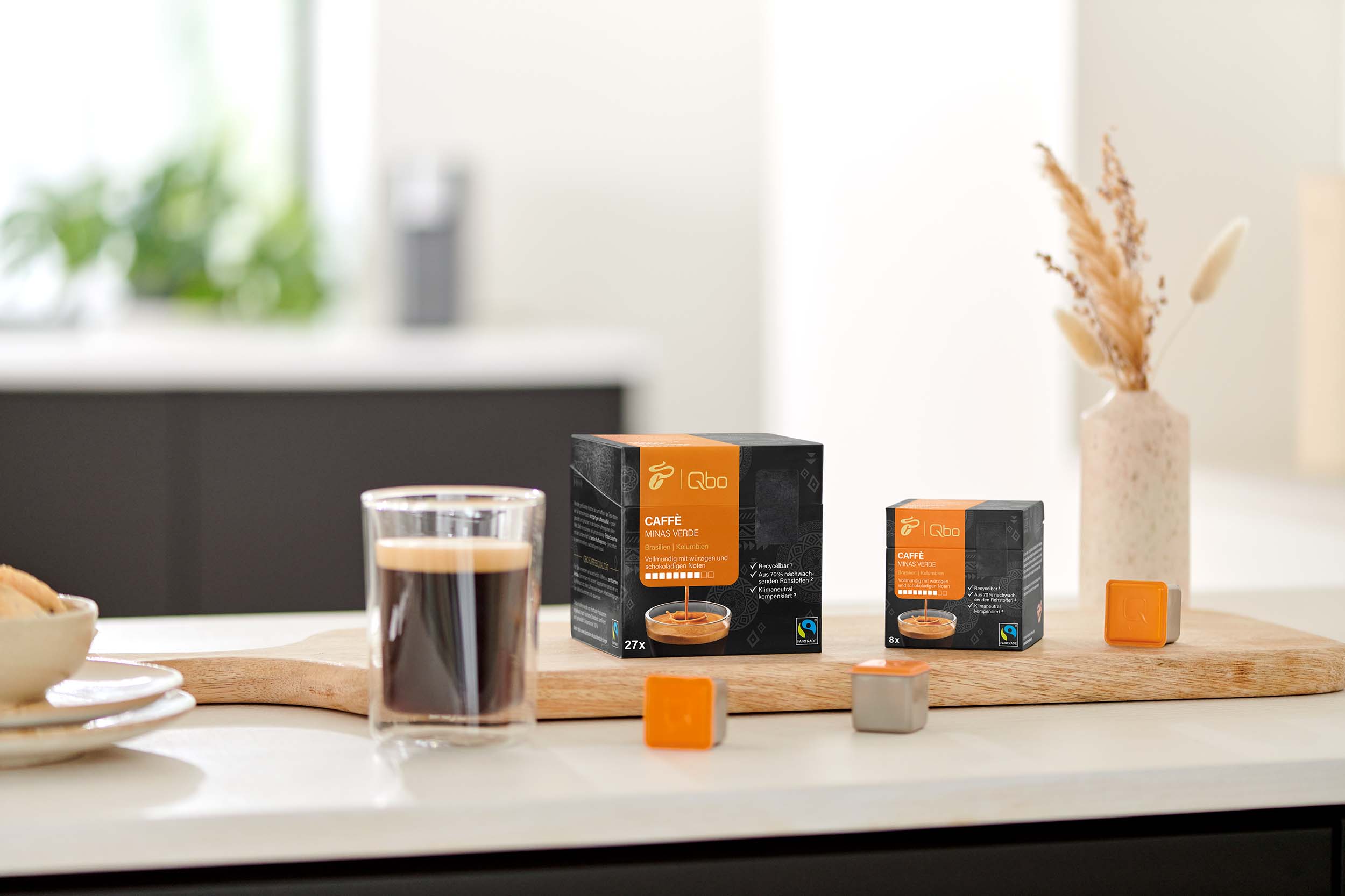 Eine Ecke nachhaltiger: Qbo, das Kapselsystem der Zukunft - Tchibo